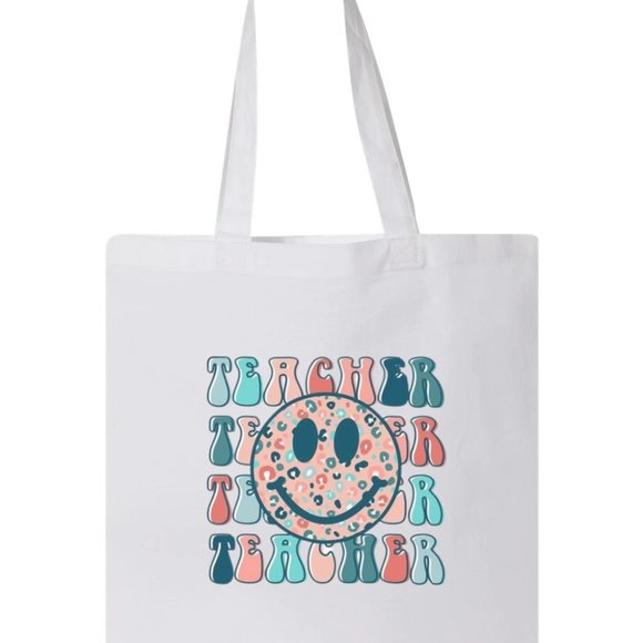 Bags | Colorful Smiley Ace Teacher Design | Poshmark
